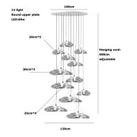 China Nordic Manta Suspension Light For Bedroom Living Room Creative Staircase Pendant Light(WH-NC-122) for sale