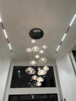 China Creative Staircase Pendant lamp Designer LED Glass Counter Pendant light(WH-NC-123) for sale