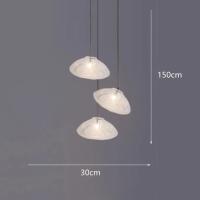 China Creative Staircase Pendant lamp Designer LED Glass Counter Pendant light(WH-NC-123) for sale