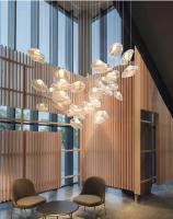 China Creative Staircase Pendant lamp Designer LED Glass Counter Pendant light(WH-NC-123) for sale