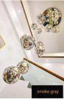 China Modern Led Chandelier Glass Ball Pendant Light Staircase LED Decor Lusters(WH-NC-125) for sale