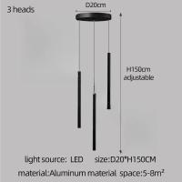 China Long LED Pendant Lamp Spotlight Indoor Lighting Tubular Chandelier(WH-NC-127) for sale