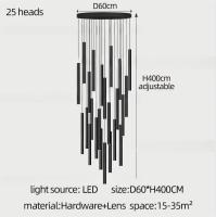 China Long LED Pendant Lamp Spotlight Indoor Lighting Tubular Chandelier(WH-NC-127) for sale