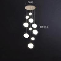 China Modern Ceiling Chandeliers Creative Staircase Pendant Light(WH-NC-128) for sale