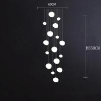 China Modern Ceiling Chandeliers Creative Staircase Pendant Light(WH-NC-128) for sale