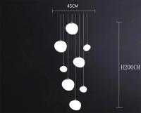 China Modern Ceiling Chandeliers Creative Staircase Pendant Light(WH-NC-128) for sale