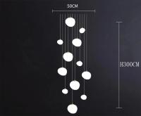 China Modern Ceiling Chandeliers Creative Staircase Pendant Light(WH-NC-128) for sale