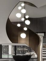 China Modern Ceiling Chandeliers Creative Staircase Pendant Light(WH-NC-128) for sale