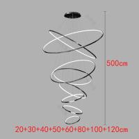 China Modern Circular pendant light Creative Staircase Pendant Light(WH-NC-129) for sale