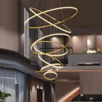 China Modern Circular pendant light Creative Staircase Pendant Light(WH-NC-129) for sale