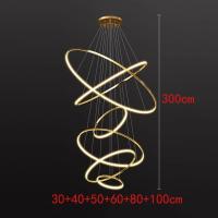 China Modern Circular pendant light Creative Staircase Pendant Light(WH-NC-129) for sale