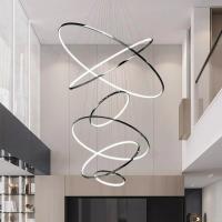 China Modern Circular pendant light Creative Staircase Pendant Light(WH-NC-129) for sale