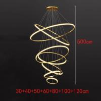 China Modern Circular pendant light Creative Staircase Pendant Light(WH-NC-129) for sale