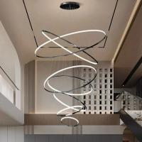 China Modern Circular pendant light Creative Staircase Pendant Light(WH-NC-129) for sale