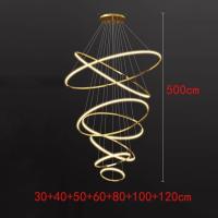 China Modern Circular pendant light Creative Staircase Pendant Light(WH-NC-129) for sale