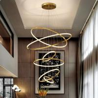 China Modern Circular pendant light Creative Staircase Pendant Light(WH-NC-129) for sale