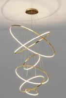 China Modern Circular pendant light Creative Staircase Pendant Light(WH-NC-129) for sale