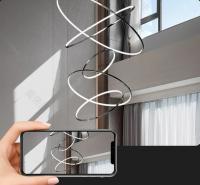 China Modern Circular pendant light Creative Staircase Pendant Light(WH-NC-129) for sale
