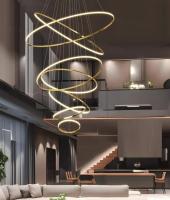 China Modern Circular pendant light Creative Staircase Pendant Light(WH-NC-129) for sale