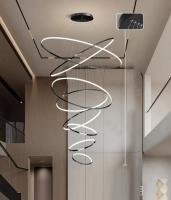 China Modern Circular pendant light Creative Staircase Pendant Light(WH-NC-129) for sale