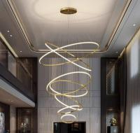 China Modern Circular pendant light Creative Staircase Pendant Light(WH-NC-129) for sale