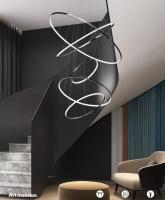 China Modern Circular pendant light Creative Staircase Pendant Light(WH-NC-129) for sale