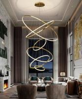 China Modern Circular pendant light Creative Staircase Pendant Light(WH-NC-129) for sale