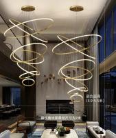 China Modern Circular pendant light Creative Staircase Pendant Light(WH-NC-129) for sale