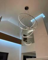 China Modern Circular pendant light Creative Staircase Pendant Light(WH-NC-129) for sale