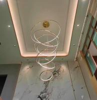 China Modern Circular pendant light Creative Staircase Pendant Light(WH-NC-129) for sale