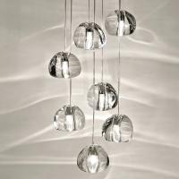 China Modern Hanglamp High Rotation Stair Lamps Crystal Balls Decoration Lighting(WH-NC-130) for sale
