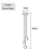 China Modern Hanglamp High Rotation Stair Lamps Crystal Balls Decoration Lighting(WH-NC-130) for sale
