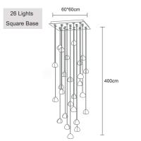 China Modern Hanglamp High Rotation Stair Lamps Crystal Balls Decoration Lighting(WH-NC-130) for sale