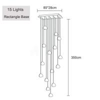 China Modern Hanglamp High Rotation Stair Lamps Crystal Balls Decoration Lighting(WH-NC-130) for sale