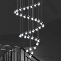China Modern Hanglamp High Rotation Stair Lamps Crystal Balls Decoration Lighting(WH-NC-130) for sale