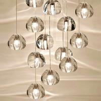 China Modern Hanglamp High Rotation Stair Lamps Crystal Balls Decoration Lighting(WH-NC-130) for sale