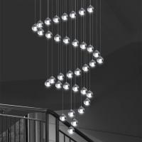 China Modern Hanglamp High Rotation Stair Lamps Crystal Balls Decoration Lighting(WH-NC-130) for sale