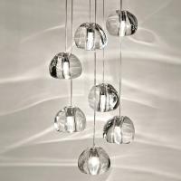 China Modern Hanglamp High Rotation Stair Lamps Crystal Balls Decoration Lighting(WH-NC-130) for sale