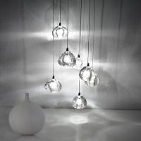 China Modern Hanglamp High Rotation Stair Lamps Crystal Balls Decoration Lighting(WH-NC-130) for sale