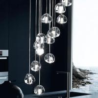 China Modern Hanglamp High Rotation Stair Lamps Crystal Balls Decoration Lighting(WH-NC-130) for sale