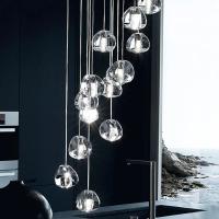 China Modern Hanglamp High Rotation Stair Lamps Crystal Balls Decoration Lighting(WH-NC-130) for sale