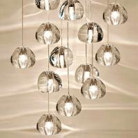 China Modern Hanglamp High Rotation Stair Lamps Crystal Balls Decoration Lighting(WH-NC-130) for sale