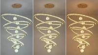 China Nordic home decoration stair chandelier luxury Staircase Pendant Light(WH-NC-131) for sale