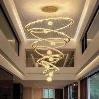 China Nordic home decoration stair chandelier luxury Staircase Pendant Light(WH-NC-131) for sale