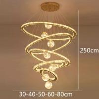China Nordic home decoration stair chandelier luxury Staircase Pendant Light(WH-NC-131) for sale
