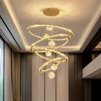 China Nordic home decoration stair chandelier luxury Staircase Pendant Light(WH-NC-131) for sale