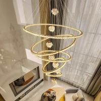 China Nordic home decoration stair chandelier luxury Staircase Pendant Light(WH-NC-131) for sale