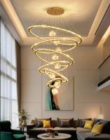 China Nordic home decoration stair chandelier luxury Staircase Pendant Light(WH-NC-131) for sale