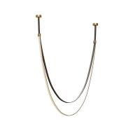 China Dimmable LED Fexible Brown Black Leather Belt Chandelier (WH-NC-132) for sale