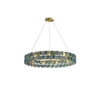 China Dimmable LED Fexible Brown Black Leather Belt Chandelier (WH-NC-132) for sale